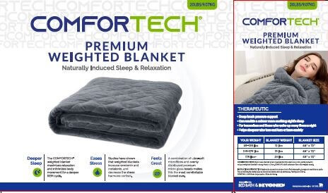 Comfortech Weighted Blankets • Heirloom Linens • Canadian Bedding in ...