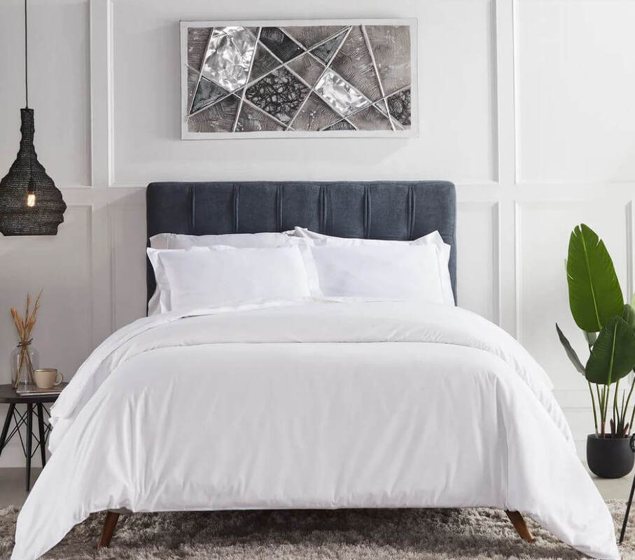 Pacific White Duvet Cover Set • Heirloom Linens • Canadian Bedding in ...