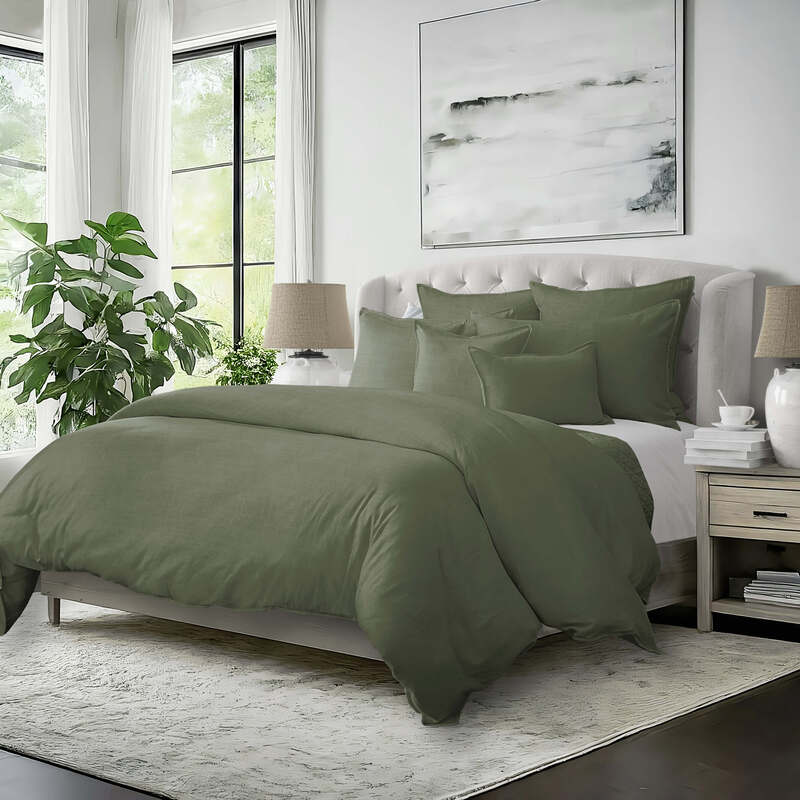 Elsie Sweet GrassBedding by 6ix Tailors • Heirloom Linens • Canadian ...