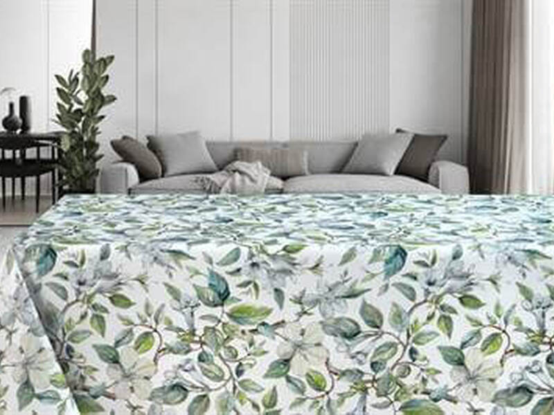 Magnolia Premium Vinyl Tablecloth • Heirloom Linens • Canadian Bedding ...